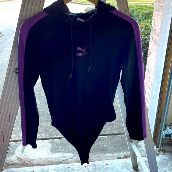 Puma | Tops | Puma Long Sleeve Body Suite | Poshmark